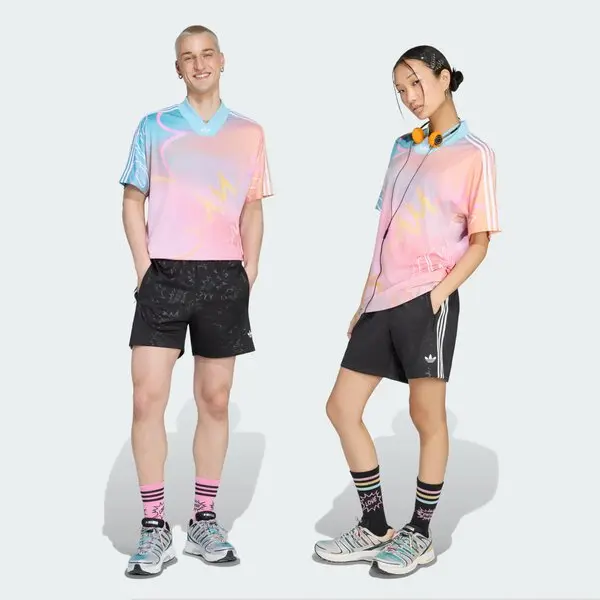 Adidas Love Unites 3 Stripes Shorts - Black