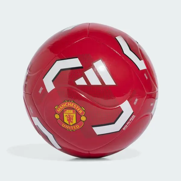 Adidas Manchester United Home Club Soccer Ball - Mufc Red / White