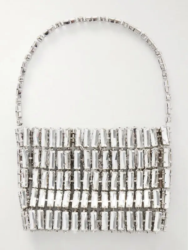 Saint Laurent Evening Micro Crystal-embellished Shoulder Bag