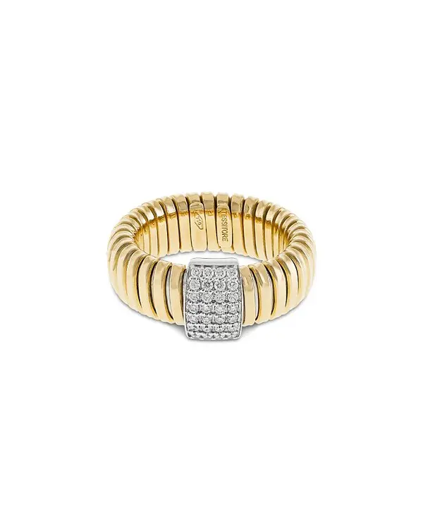 ALBERTO MILANI 18k Yellow Diamond Ring - Gold