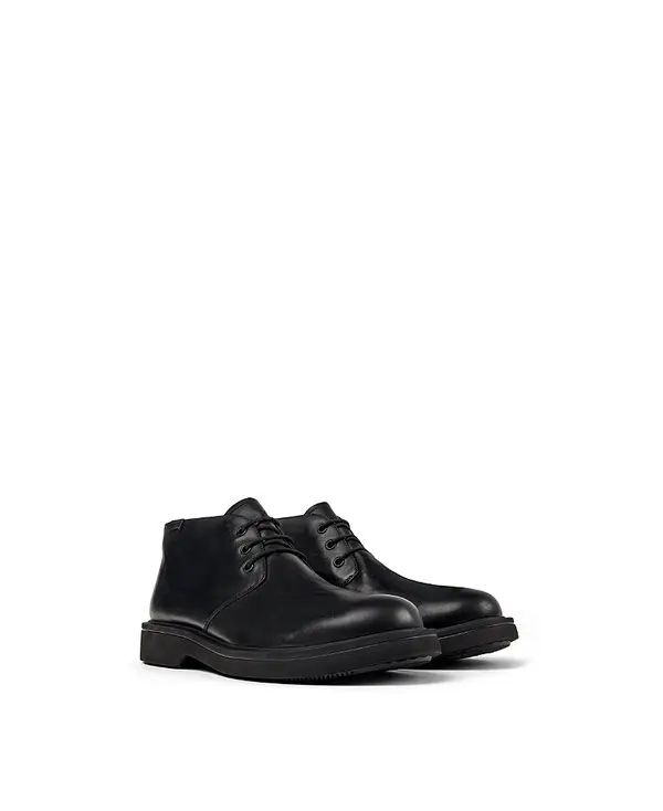 Camper Norman Leather Lace-up Ankle Boots