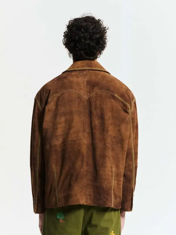 BAZISZT Bazozt Suede Western Jacket