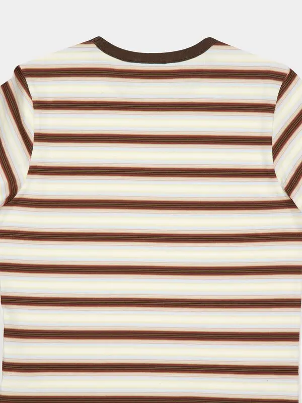 Auralee Gradient Stripe Jersey T-shirt