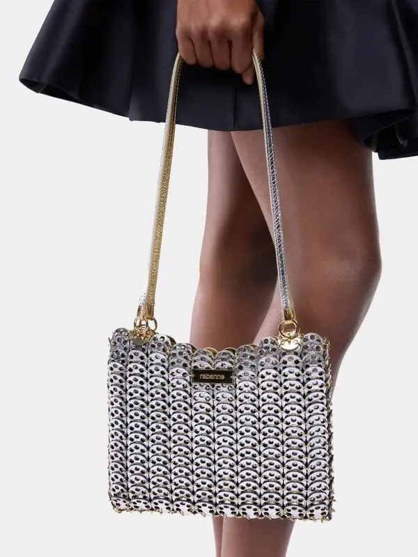 Rabanne 1969 Flip Bag - Silver