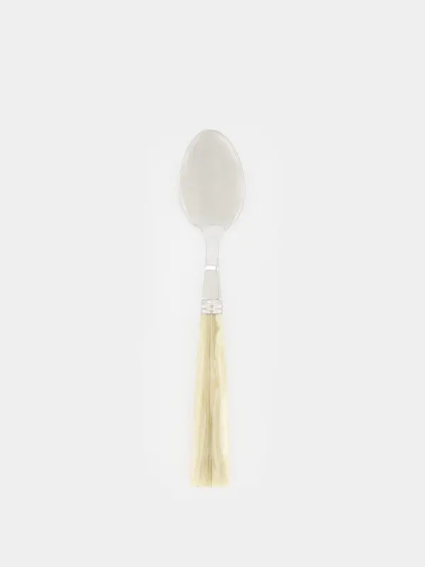 Sabre Paris Nature Faux Horn Tea Spoon - Beige