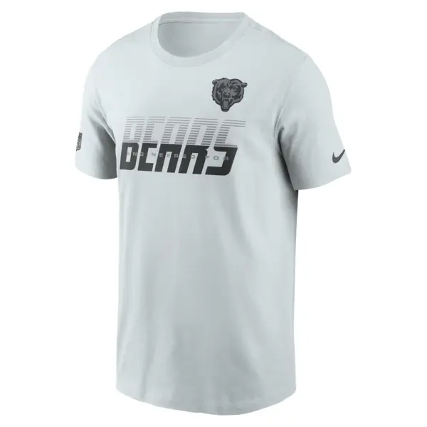 Nike Chicago Bears Sideline Team Issue Dri-fit Nfl T-shirt - Grey