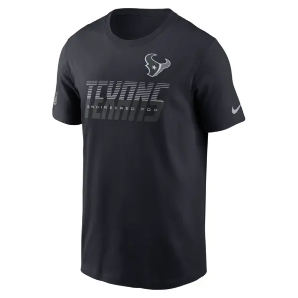 Nike Houston Texans Sideline Team Issue Dri-fit T-shirt - Blue