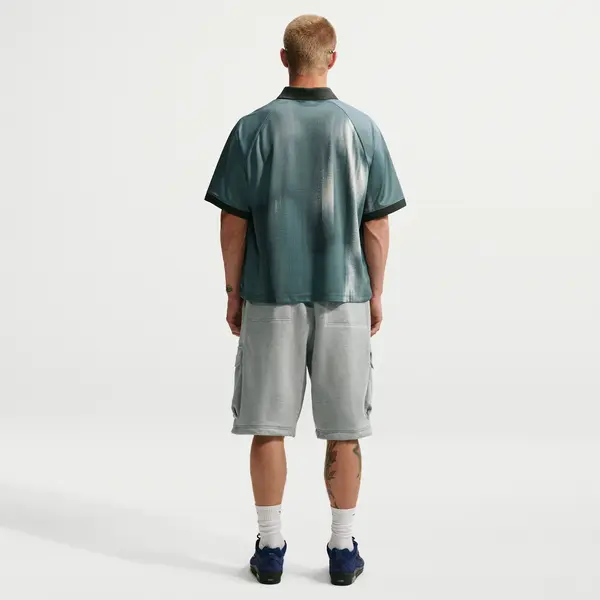 Nike Sb "sunset" Dri-fit Jacquard Skate Jersey - Grey