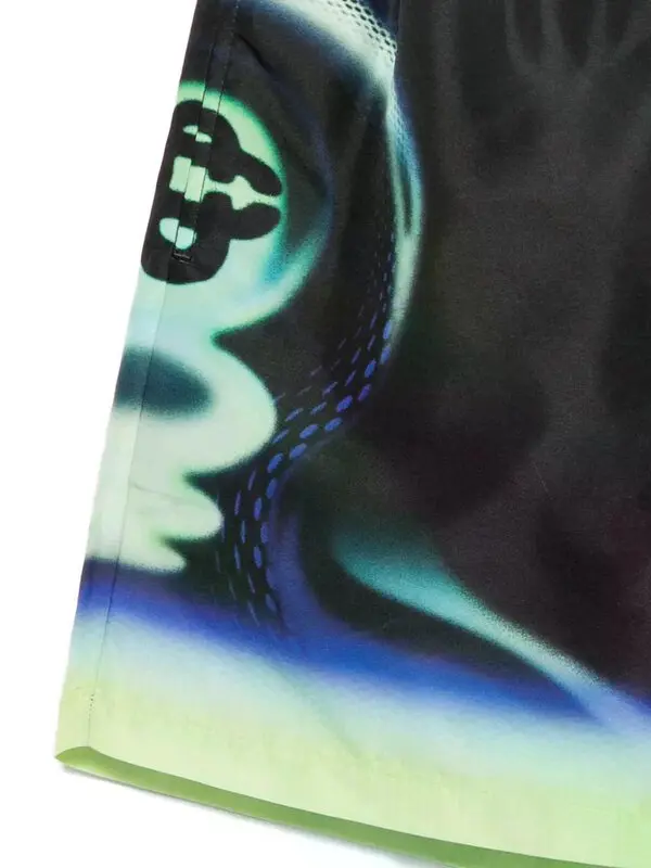 Casablanca Graphic Print Swim Shorts