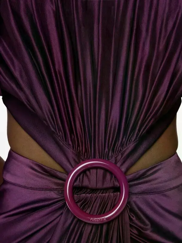 Rabanne Ruched Detail Maxi Dress