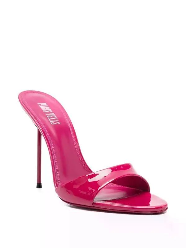 Paris Texas Lidia Patent-finish Stiletto Sandals