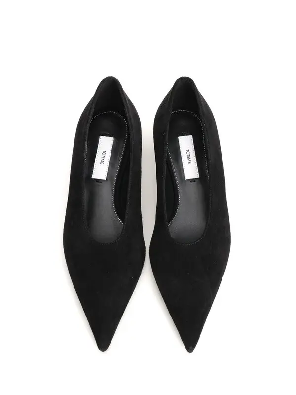 TOTEME Low Heel Décollet - Black