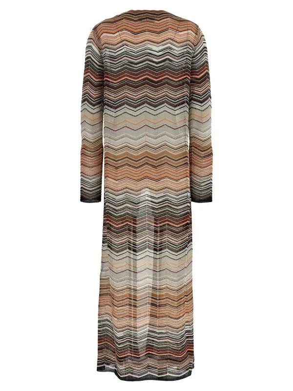 Missoni Chevron Lamé Cardigan - Multicolor