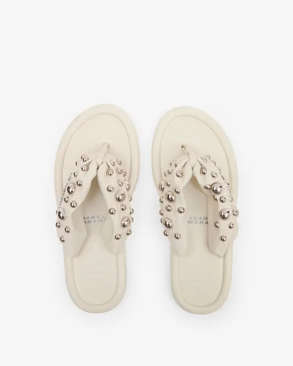 Isabel Marant Étoile X Havaianas Embellished Flip-flops - Beige