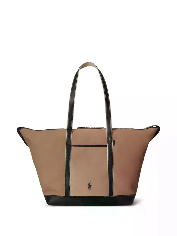 Polo Ralph Lauren Contrast-trim Tote Bag