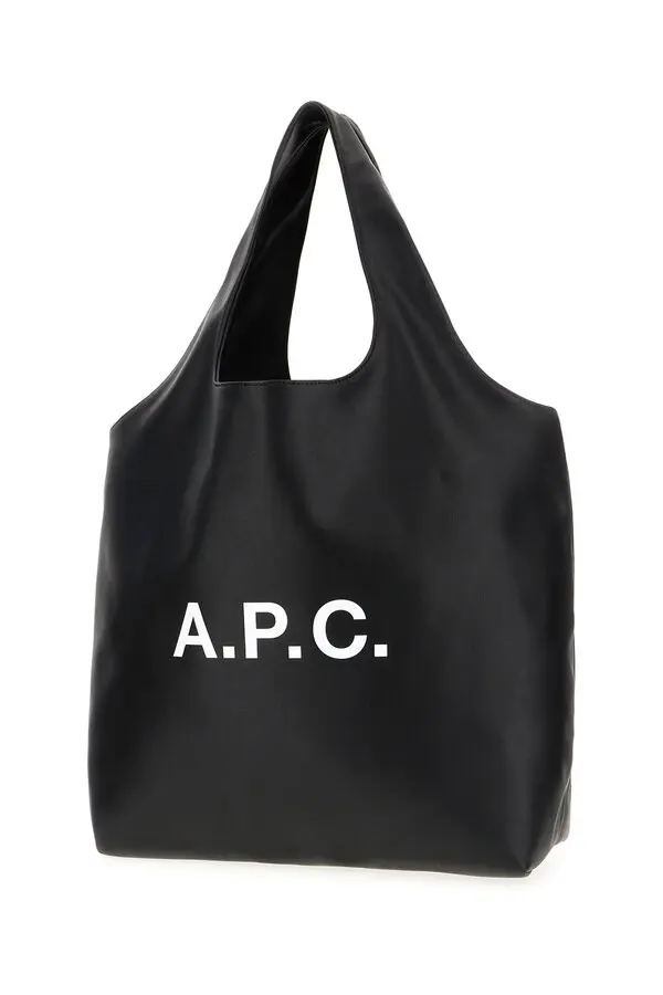 A.p.c. Shopper Bag With Logo - Multicolor