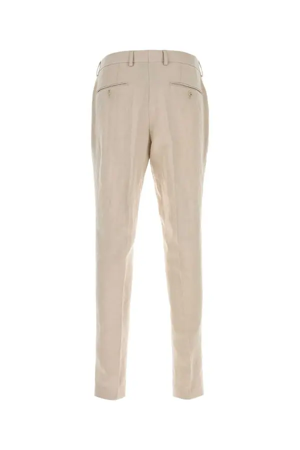 BOSS Sand Lyocell Blend Tailored Trousers