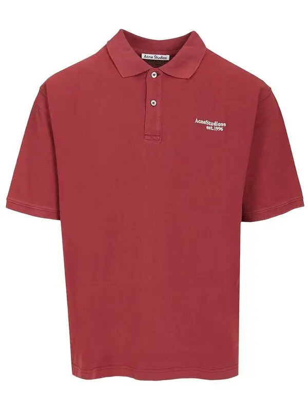 Acne Studios Organic Cotton Polo Shirt