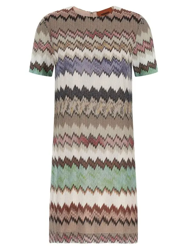 Missoni Lamé Viscose Mini Dress - Multicolor