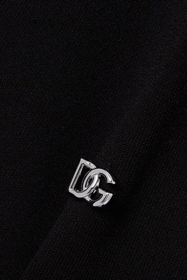 Dolce & Gabbana Appliquéd Jersey Polo Shirt