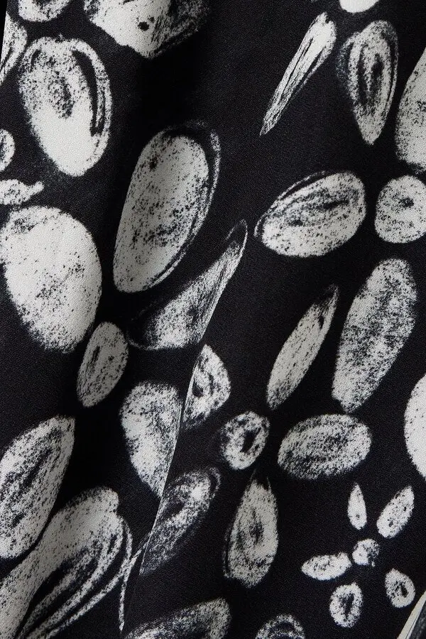 Marni Printed Crepe Straight-leg Trousers