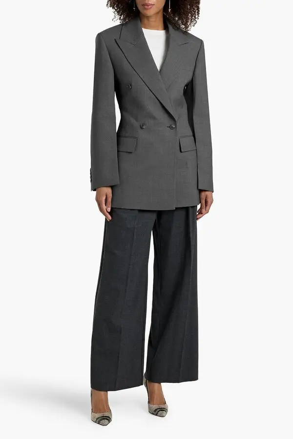 RÓHE Double-breasted Wool-blend Blazer
