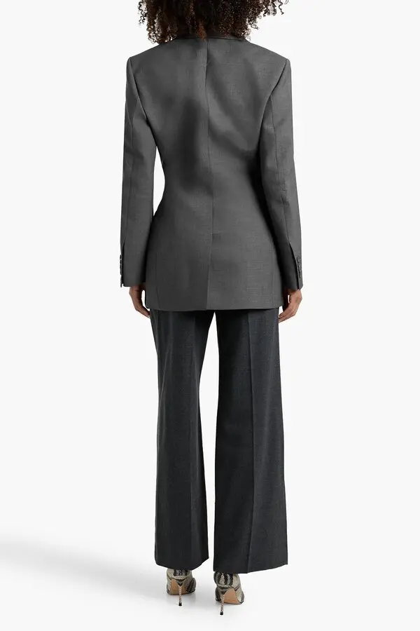 RÓHE Double-breasted Wool-blend Blazer