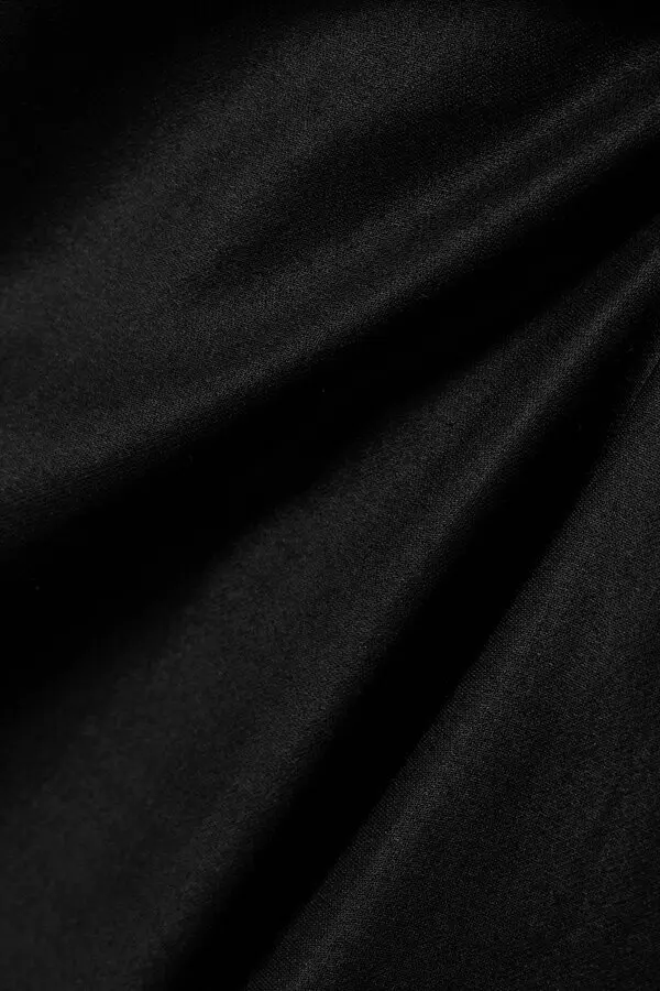 Max Mara Faraday Gathered Cotton Shirt - Black