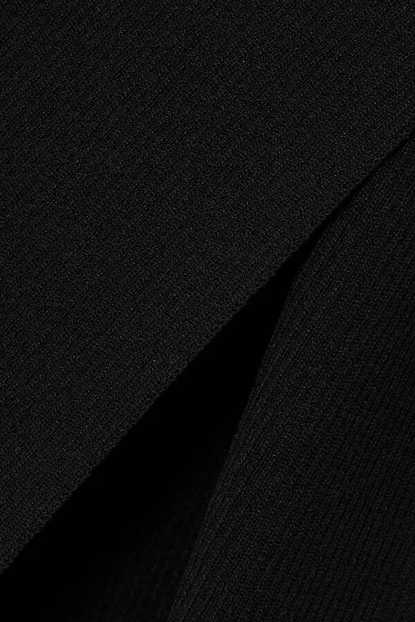 Max Mara Ribbed Knit Tank With Side Slits