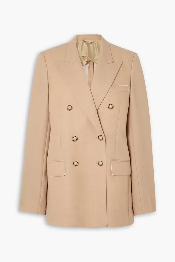 Victoria Beckham Wool-blend Double-breasted Blazer