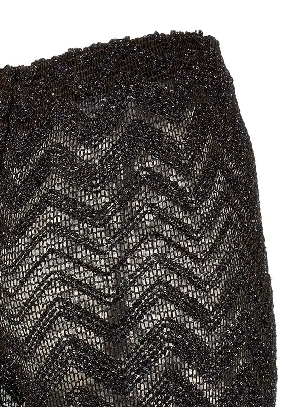 Missoni Zigzag Mesh Sequin Pants