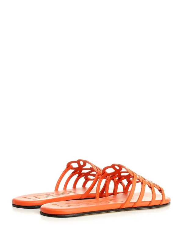 Loewe Slide Anagram Petal Sandals - Multicolor