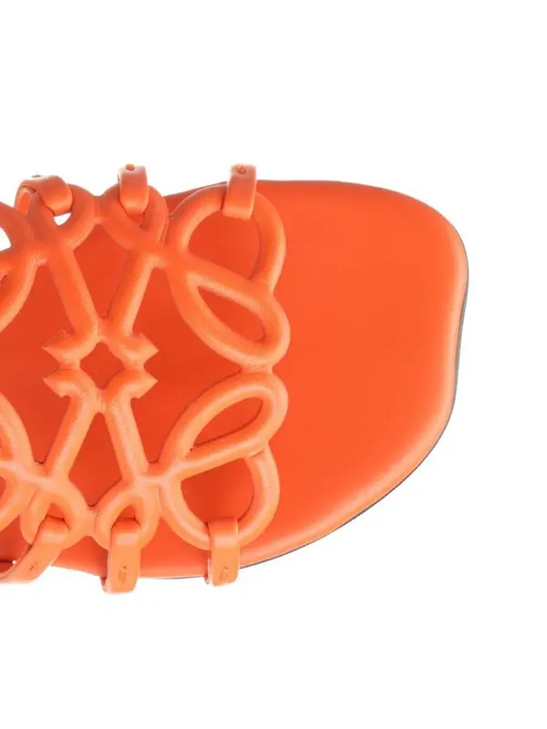 Loewe Slide Anagram Petal Sandals - Multicolor