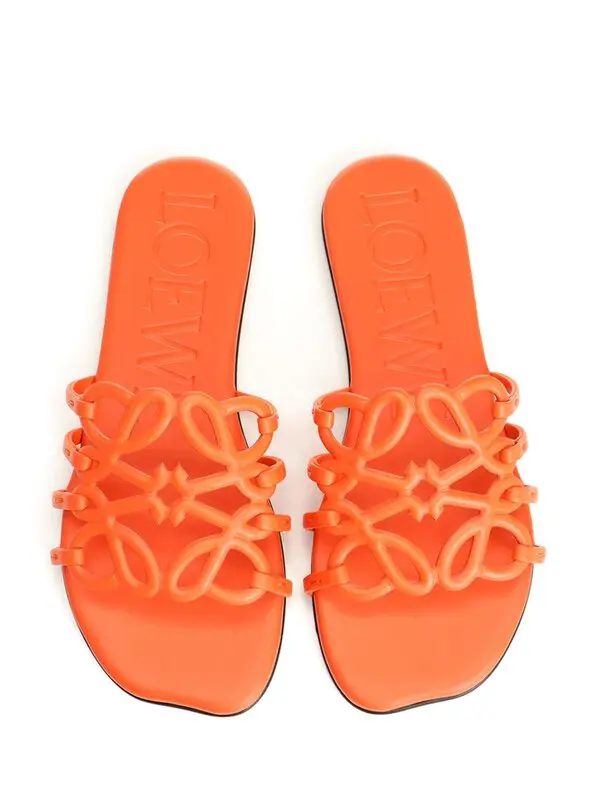 Loewe Slide Anagram Petal Sandals - Multicolor
