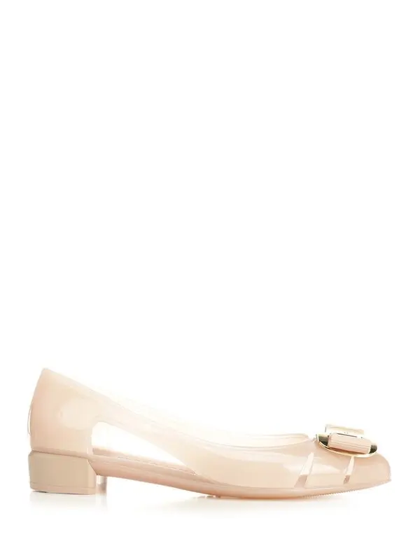 FERRAGAMO Vara Bow Jelly Ballerinas - Multicolor