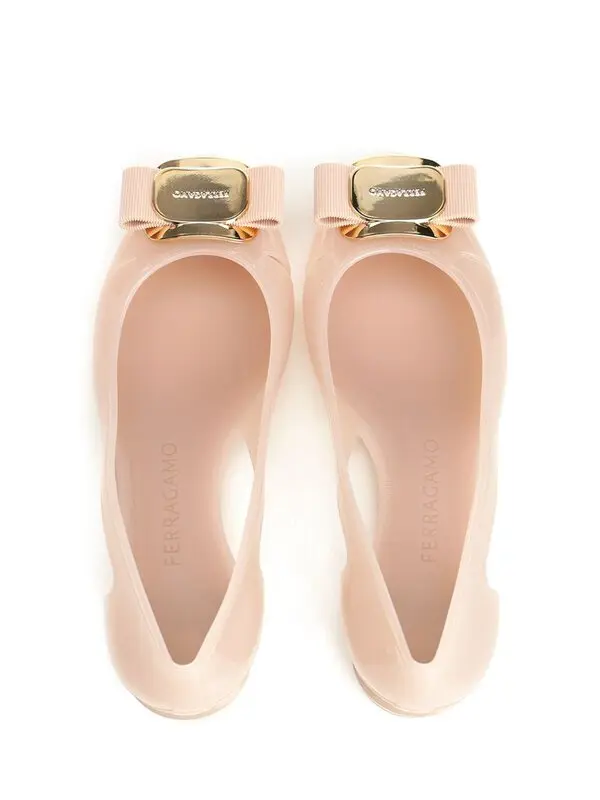 FERRAGAMO Vara Bow Jelly Ballerinas - Multicolor