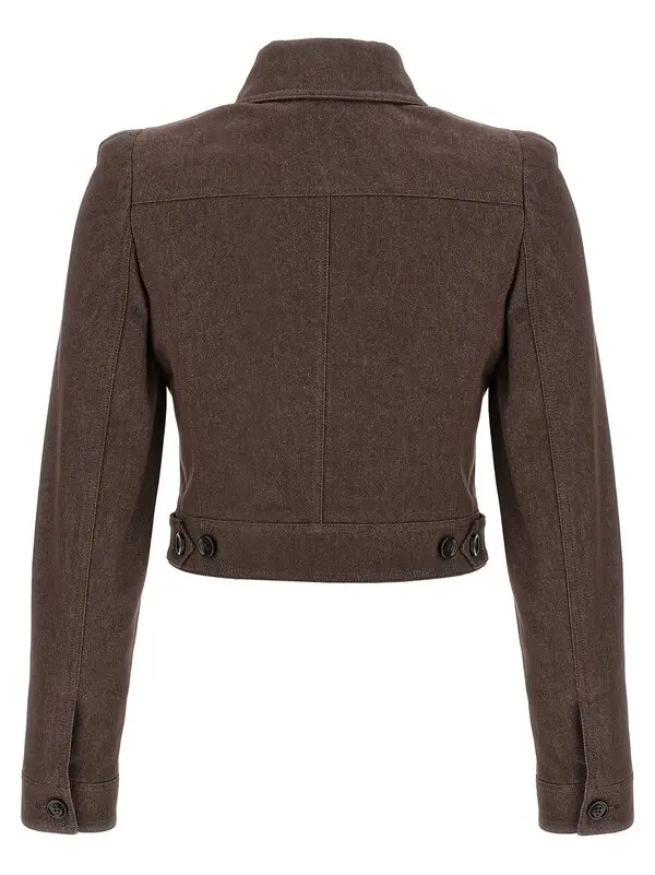 Max Mara Carpa Denim Effect Blazer