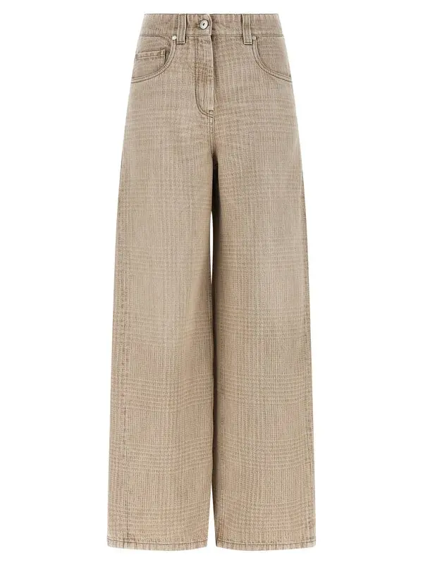 Brunello Cucinelli Wide Barrel Jeans