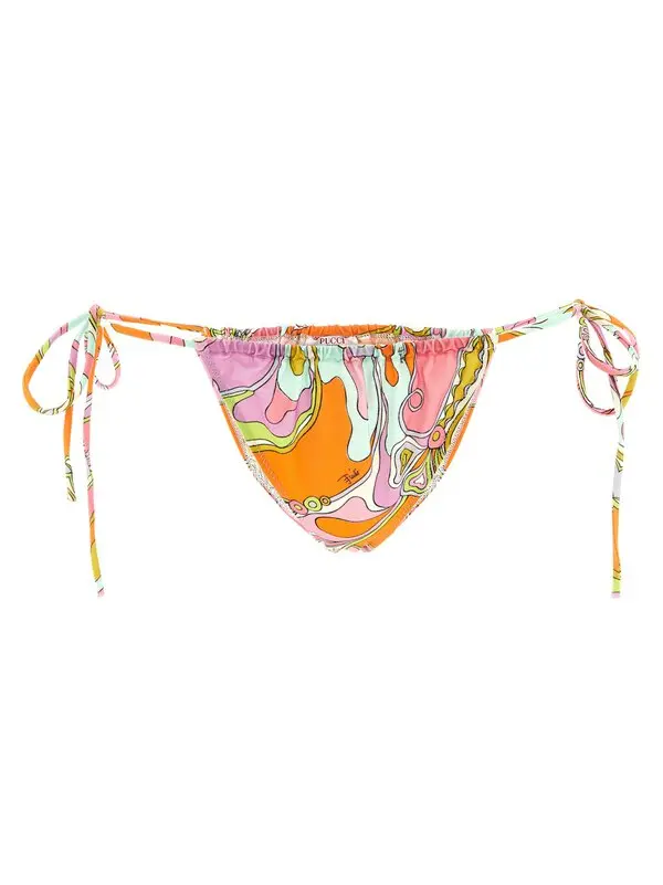 Emilio Pucci Orchidee" Print Bikini Briefs - Multicolor