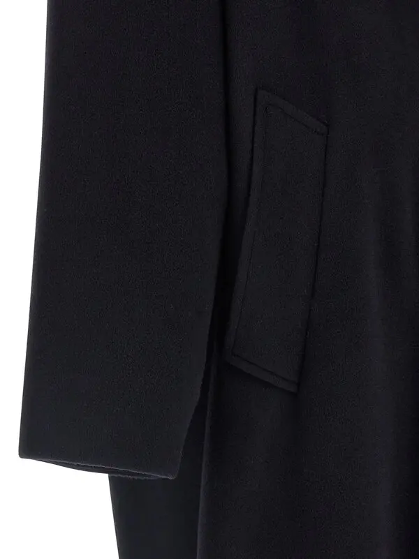 Isabel Marant Étoile Elise Double-breasted Wool Blend Coat - Black
