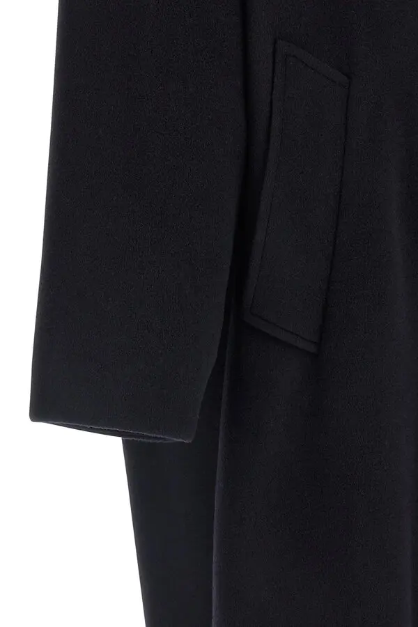 Isabel Marant Étoile Elise Double-breasted Wool Blend Coat - Black