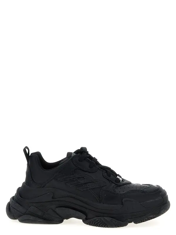 Balenciaga Triple S Sporty Sneakers - Black