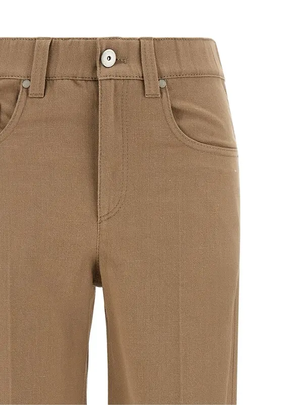Brunello Cucinelli Contemporary Pull-on Jeans - Cream