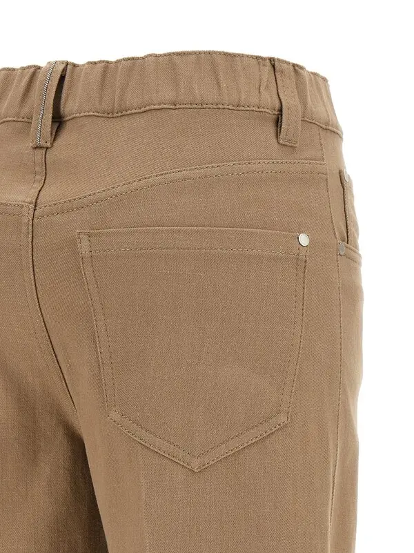 Brunello Cucinelli Contemporary Pull-on Jeans - Cream