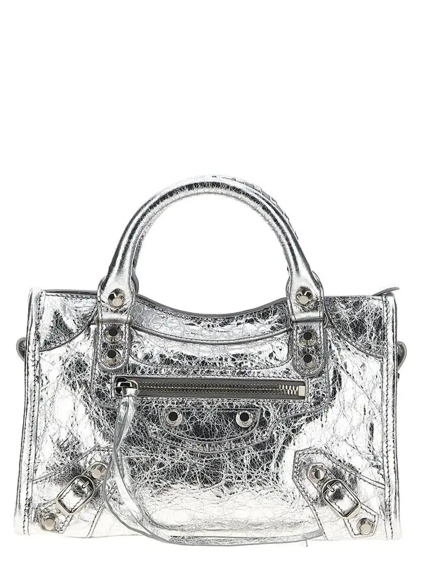 Balenciaga Le City Mini Handbag - Silver