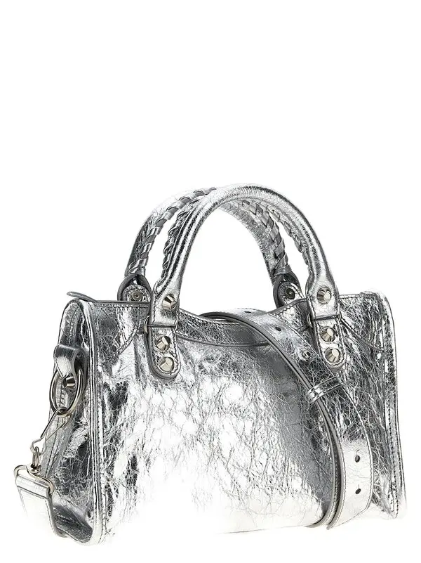 Balenciaga Le City Mini Handbag - Silver