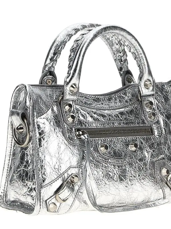 Balenciaga Le City Mini Handbag - Silver