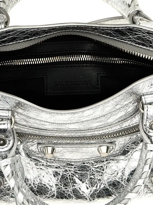 Balenciaga Le City Mini Handbag - Silver