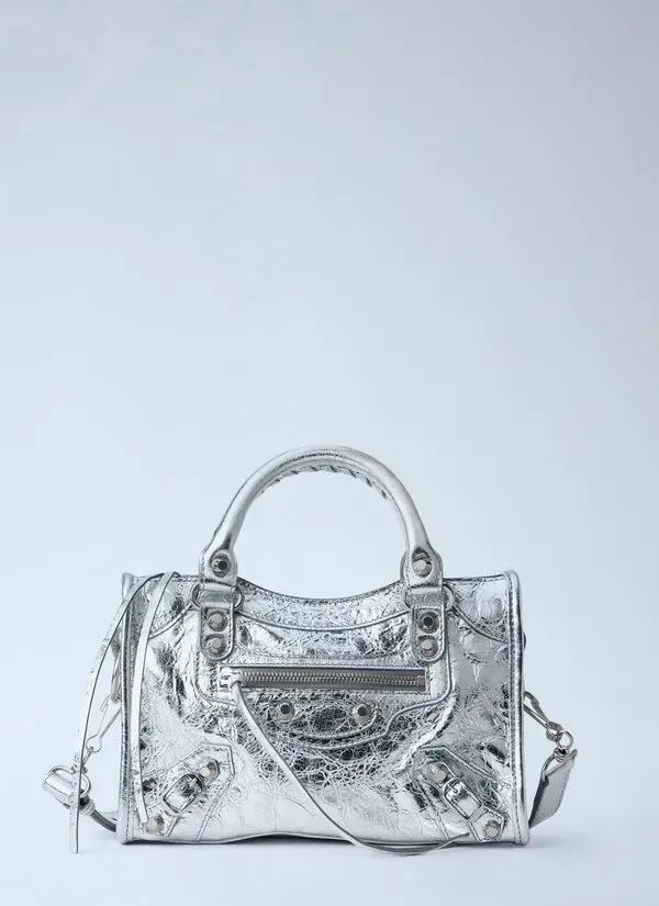 Balenciaga Le City Mini Handbag - Silver