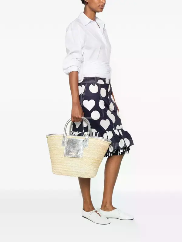 Jacquemus Le Panier Soli Woven Tote Bag
